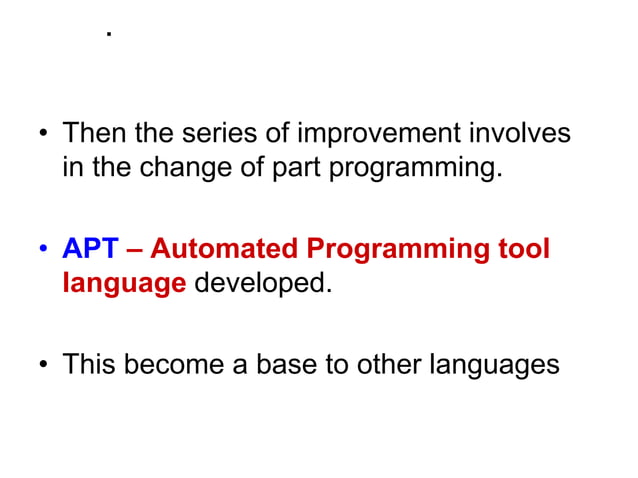 M.P- II-UNIT V - CNC MACHINE TOOLS AND PART PROGRAMMING.ppt | Radio Control | Hobbies & Interests