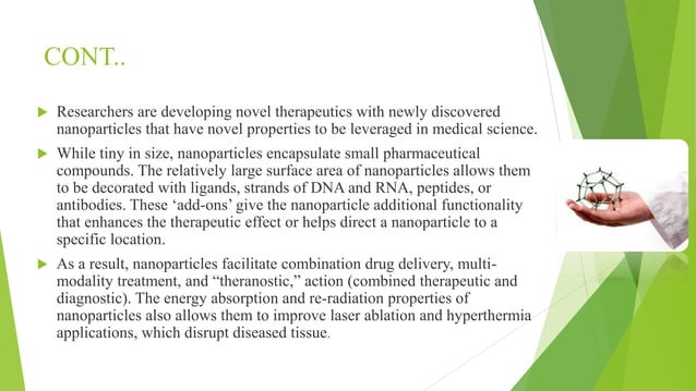 NANOTECHNOLOGY (NANOTECHNOLOGY IN PHARMACEUTICAL SCIENCE) | PPTX