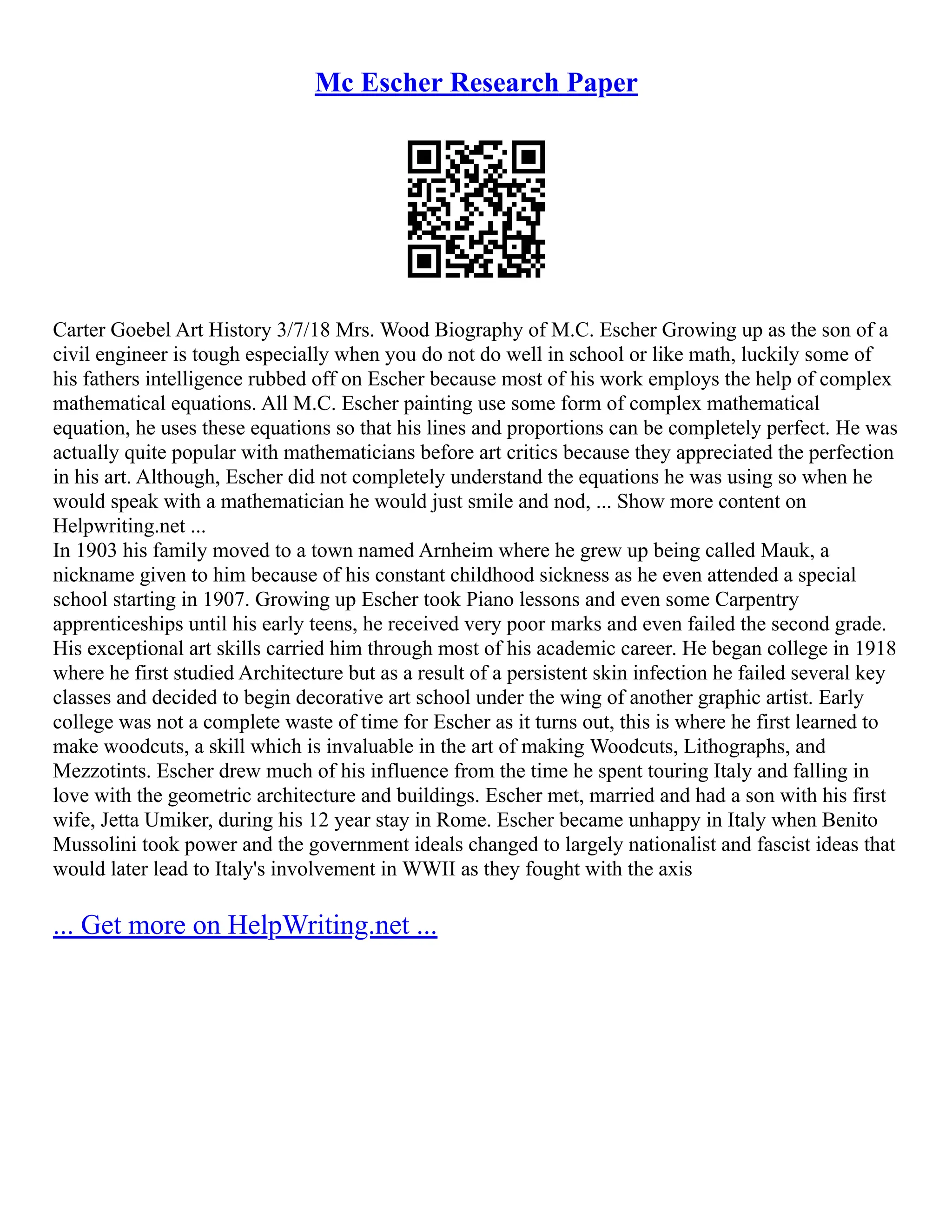 M. C. Escher Tessellations | PDF