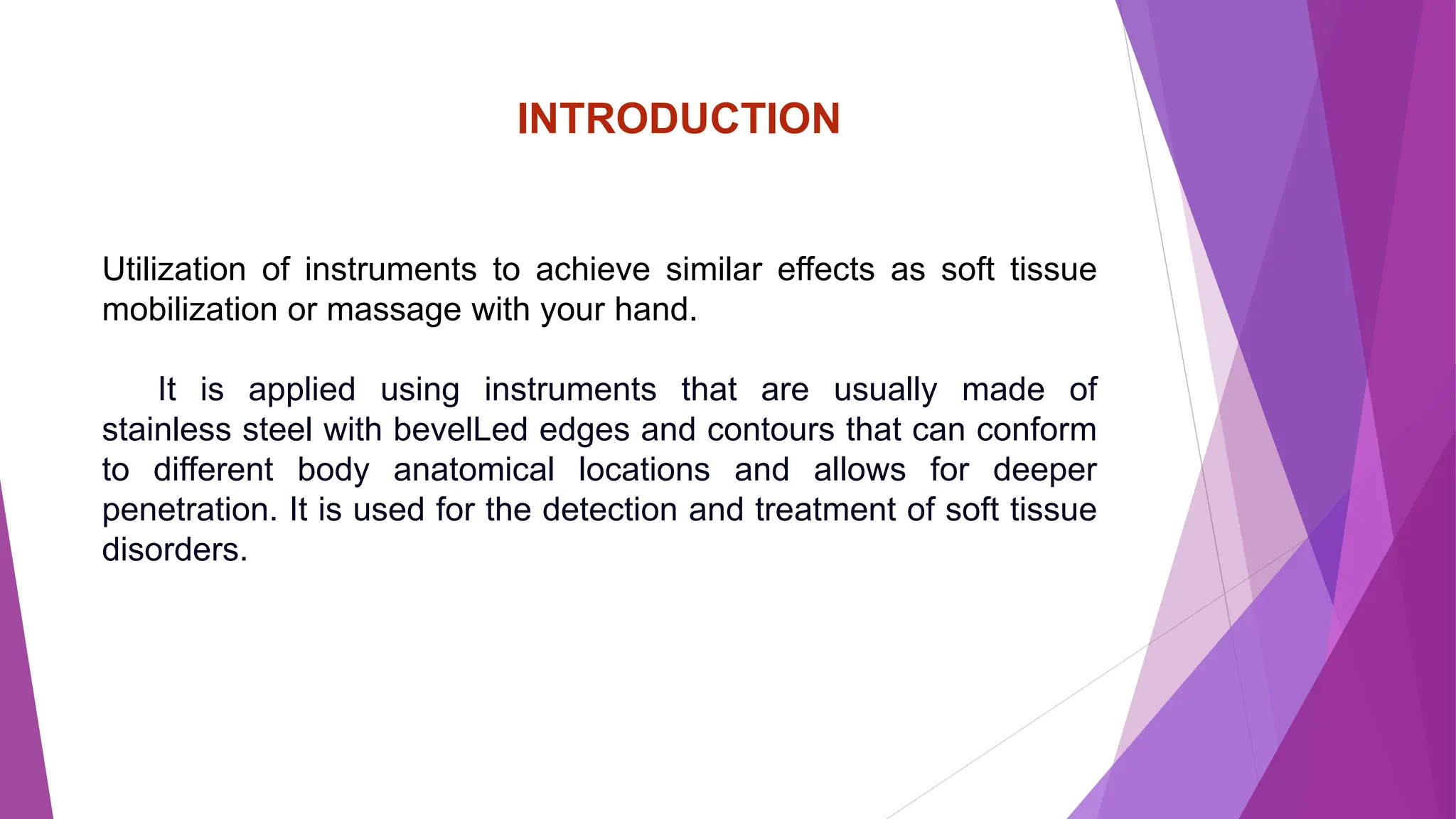 Instrument assisted soft tissue mobilization | PPT