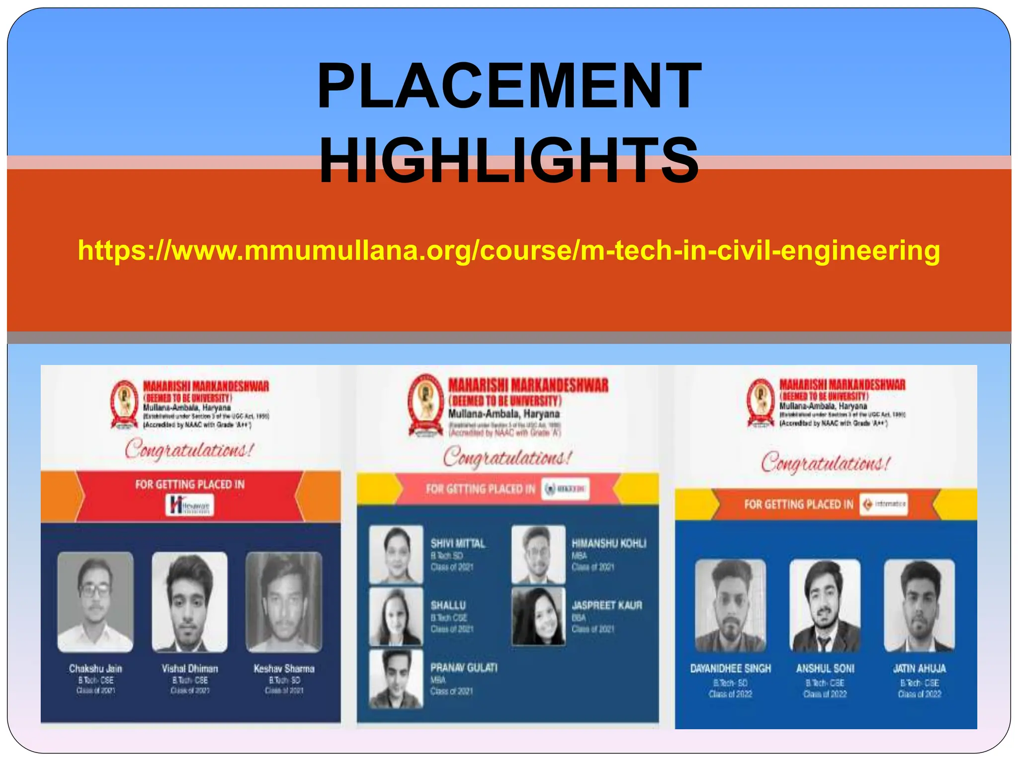 M.TECH CIVIL ENGINEERING | PPTX