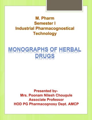 Monographs of Herbals. | PPTX