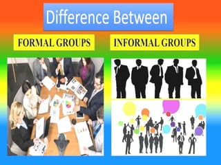 m.presentation formal and informal groups | PPTX