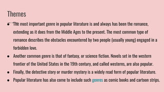 All about Popular-Literature like concept, issues, and challenes.pptx