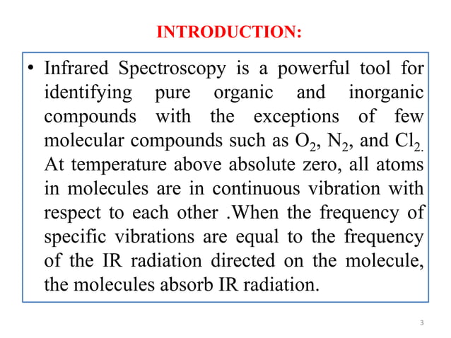M.Sc. Part I 1.3 INFRARED SPECTROPHOTOMETRY PPT.ppsx