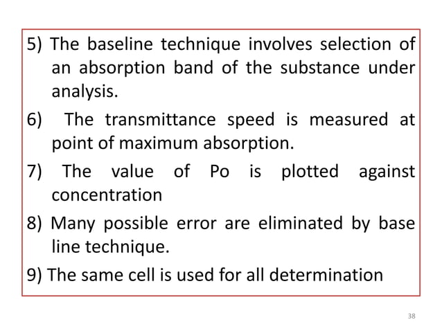 M.Sc. Part I 1.3 INFRARED SPECTROPHOTOMETRY PPT.ppsx