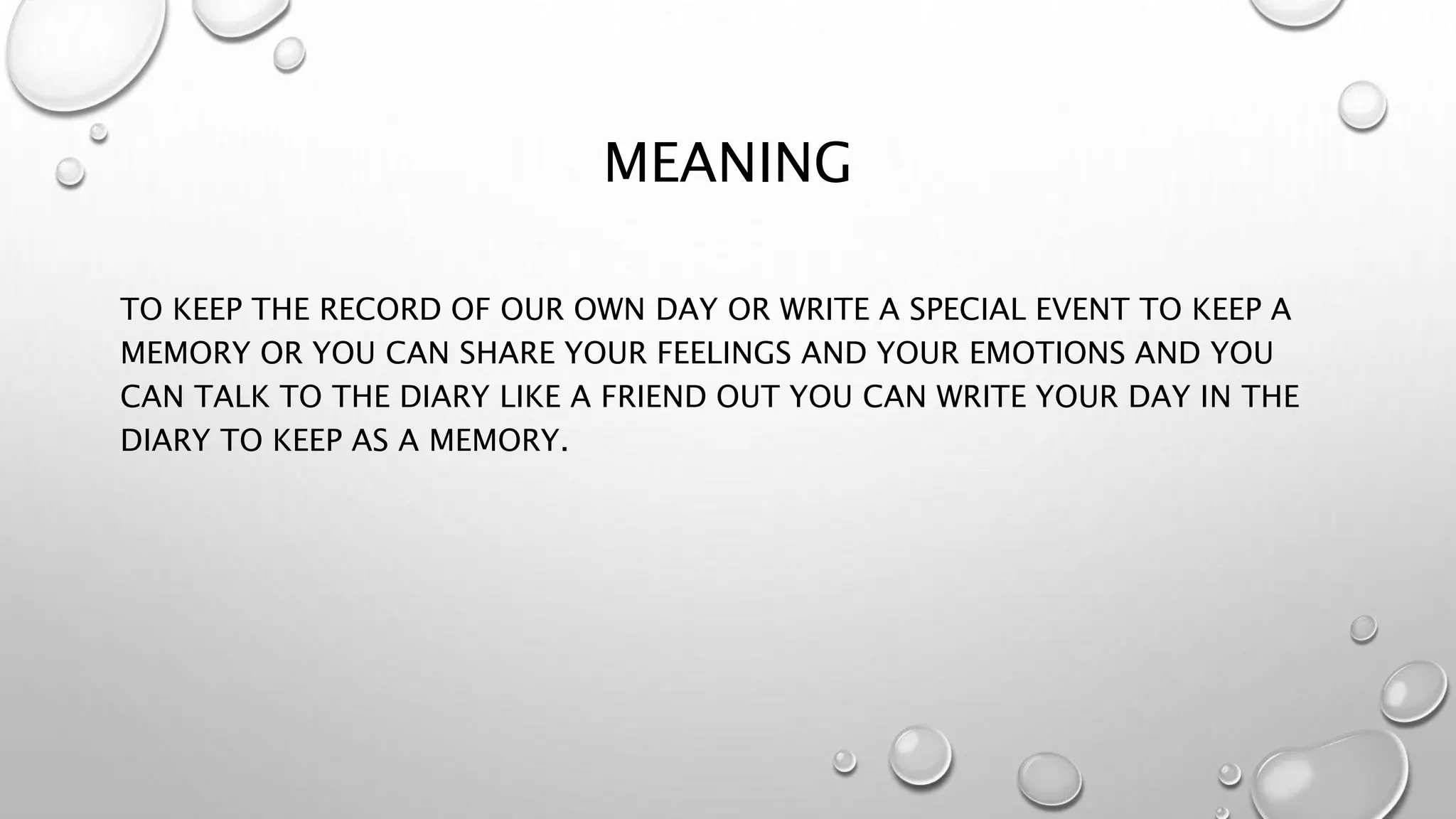 How to write a diary writing And what is the layout | PPTX