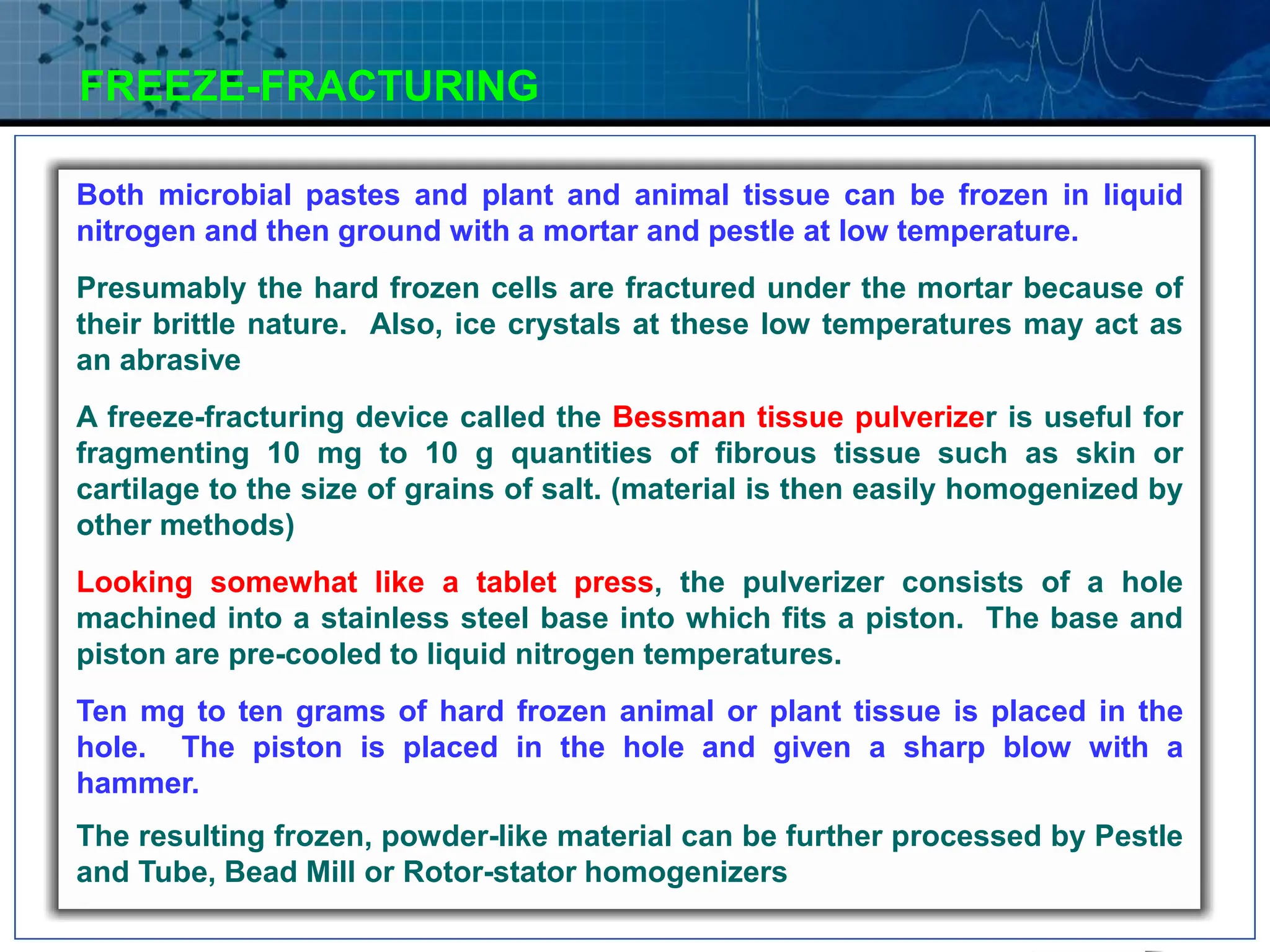 cell disruption technologies for bioprocess | PPT