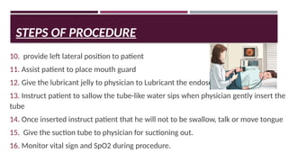 Endoscopy Procedure with upper and lower route | PPTX | Digestive Disorders | Diseases and ...