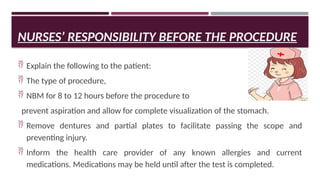 Endoscopy Procedure with upper and lower route | PPTX