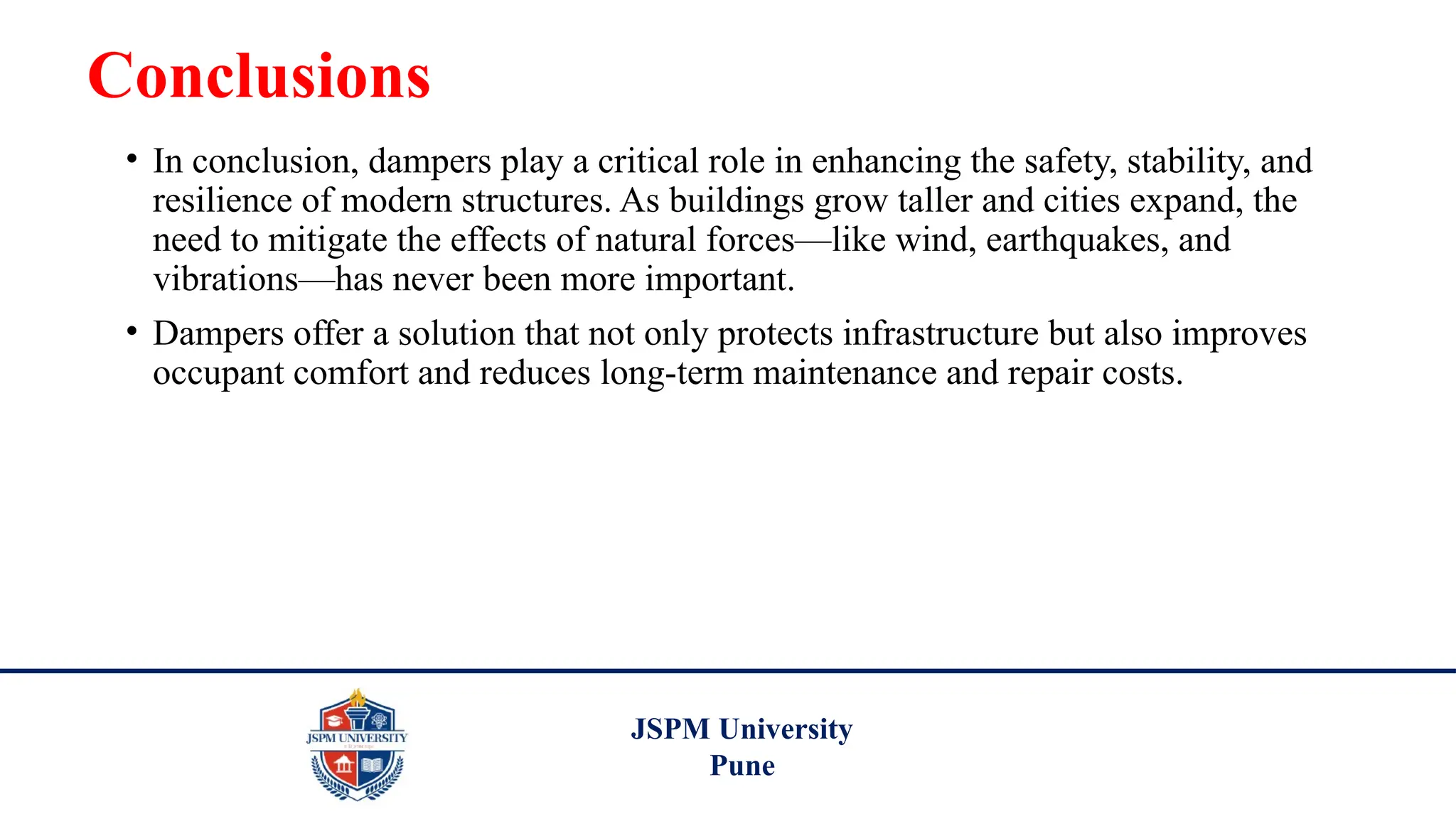 M. Tech Seminar on dampers best presentation | PPTX