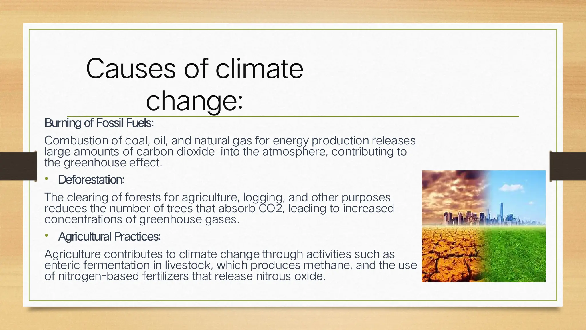 Importance of Climate change and its causes | PDF