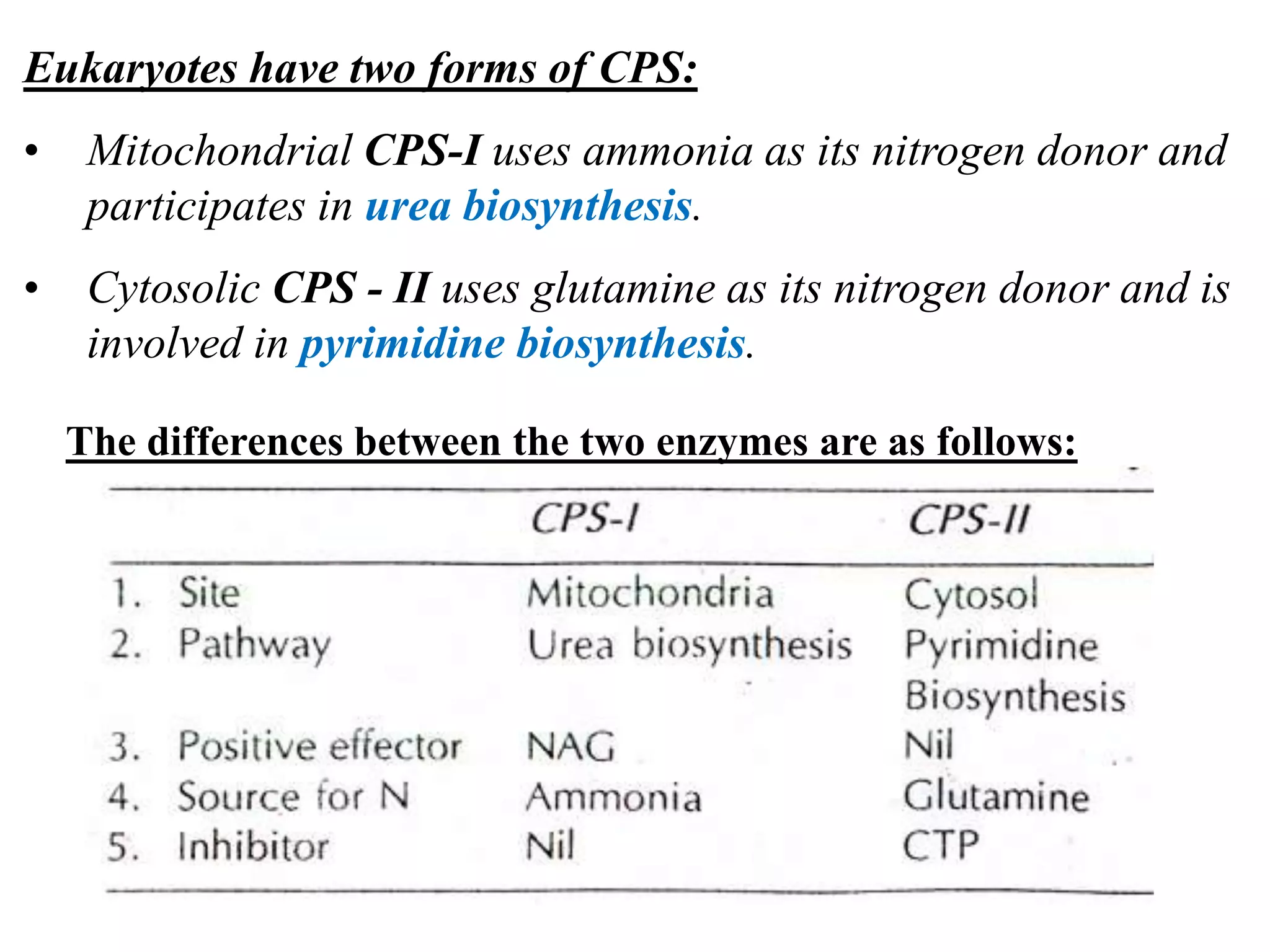 AAM-3: Ammonia disposal (Urea cycle ) | PPT