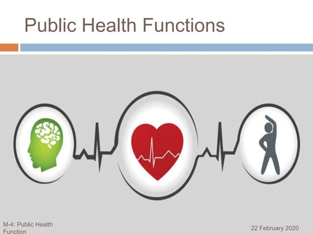 Public Health Functions | PPTX