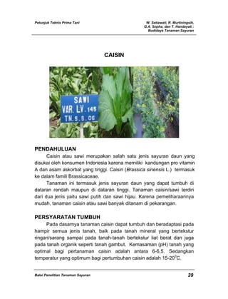 M 46 petunjuk teknis budidaya tanaman sayuran | PDF
