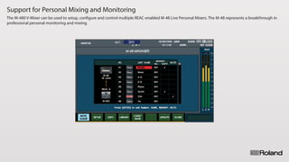 Roland M-480: 48-Channel Live Digital Mixing Console | PPT