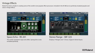 Roland M-480: 48-Channel Live Digital Mixing Console | PDF