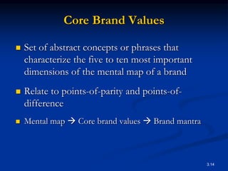 M-4 BRAND POSITIONING & VALUES.ppt