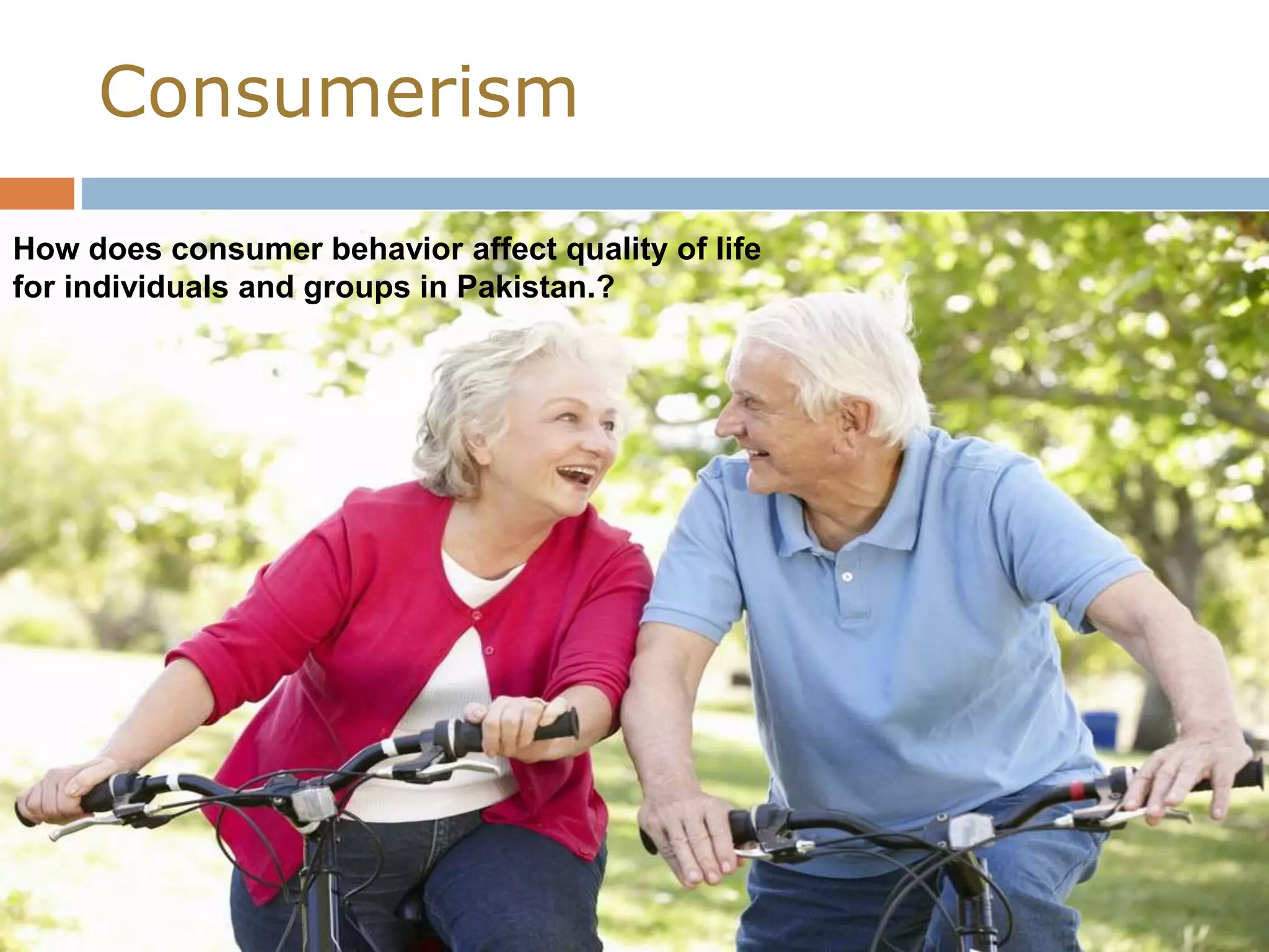Role of Consumerism in our Economy | PPTX