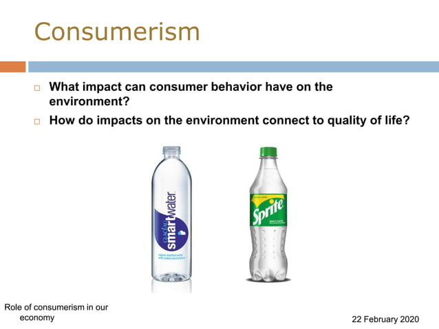 Role of Consumerism in our Economy | PPTX | Economy | Business and Finance