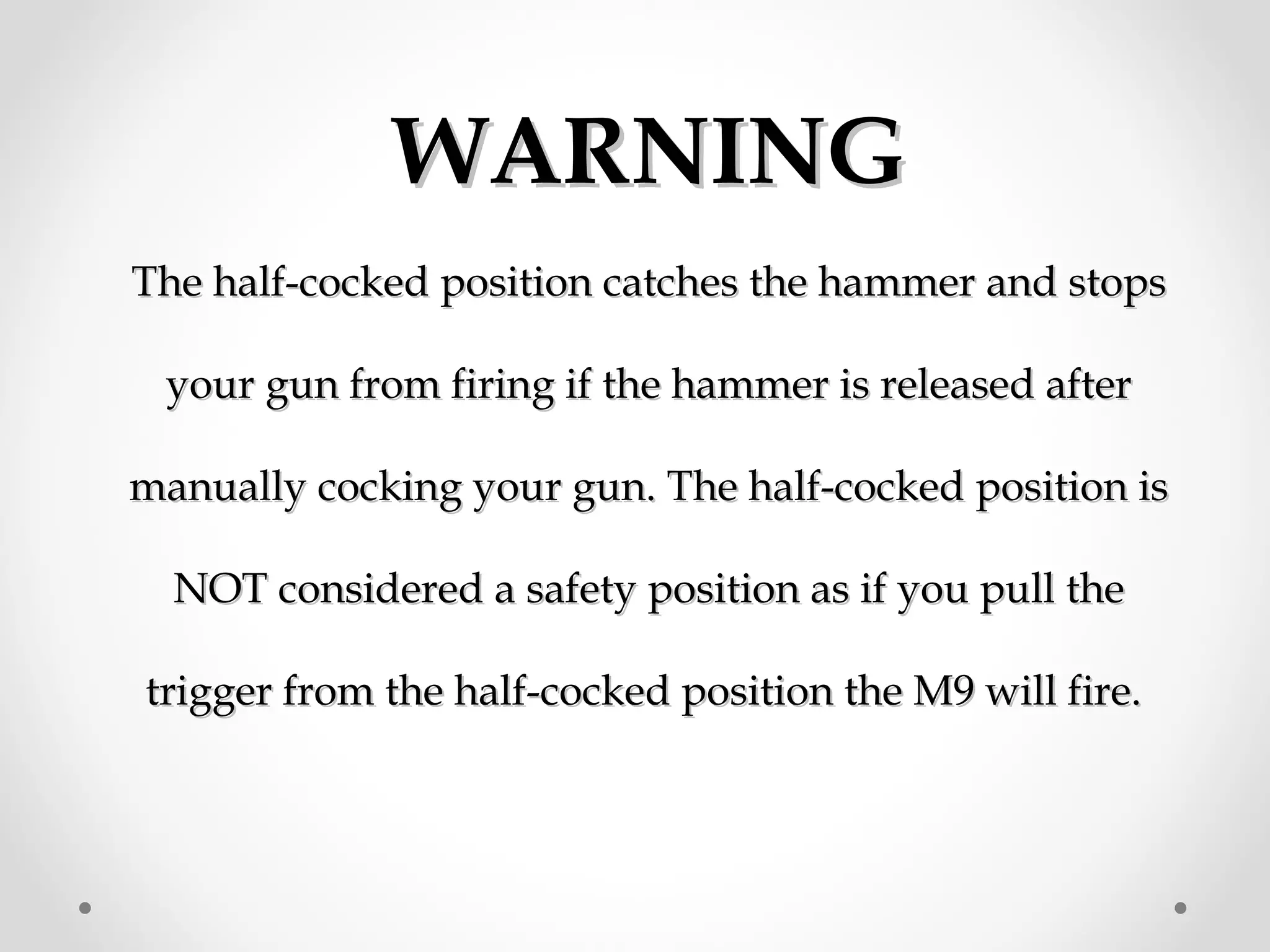 An Introduction To The M9 Pistol and Basic Pistol Marksmanship | PPT