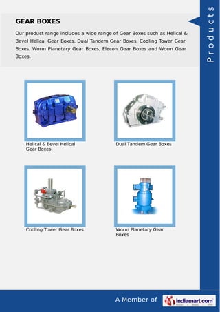 Worm Gear Box by M a-n-industries | PDF