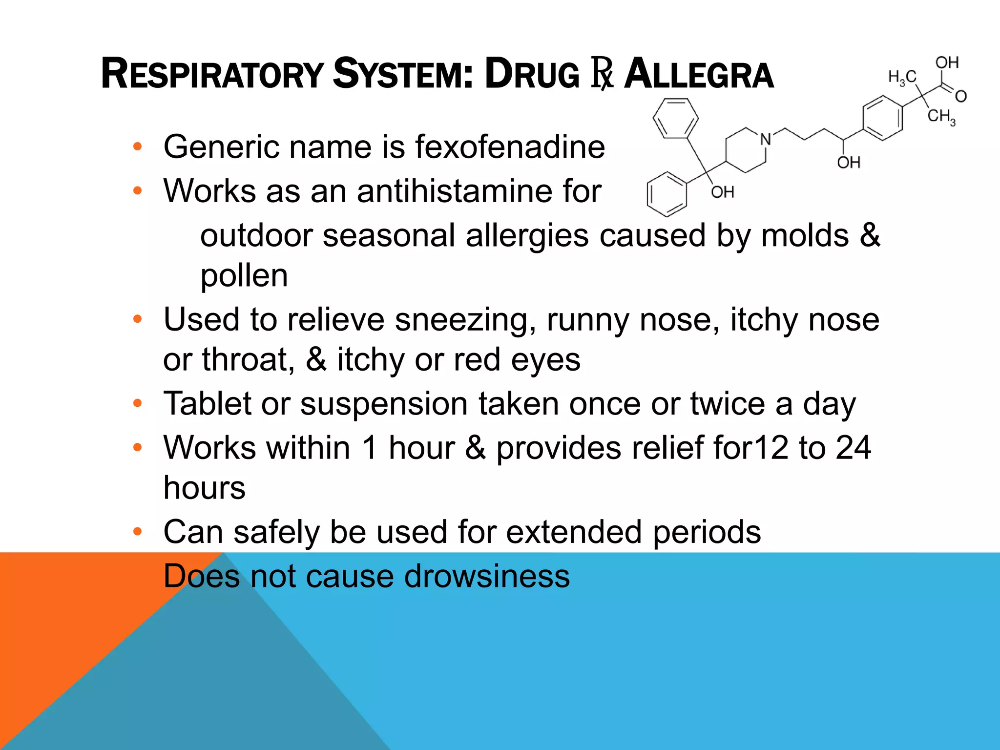 M. Altman Presentation Ch. 7 Respiratory System Drugs | PPT
