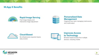 Introduction to M.App X - A GEOINT Platform on the Cloud | PPTX