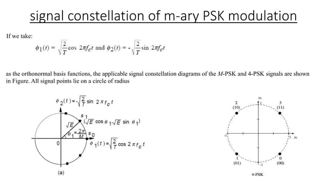 M ary psk modulation | PPTX | Computer Networking | Computing