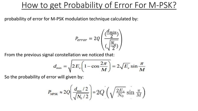 M ary psk modulation | PPT