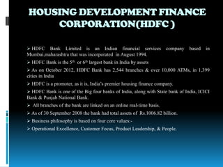 M banking in hdfc bank ppt | PPTX