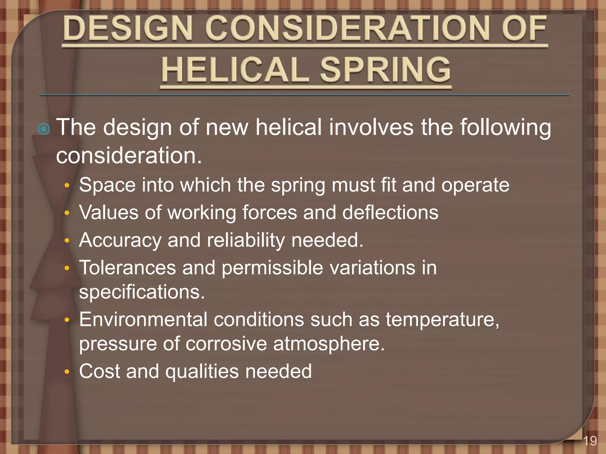 Design of Helical Spring | PPTX