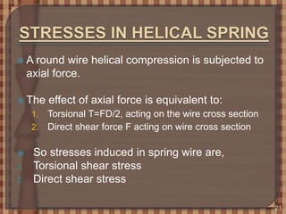 Design of Helical Spring | PPTX