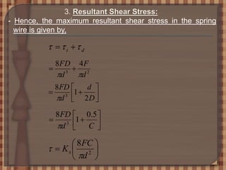 Design of Helical Spring | PPTX