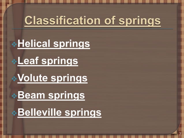 Design of Helical Spring | PPTX | Physics | Science