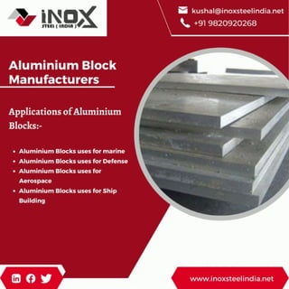 Excellent Grade Aluminium Sheet Manufacturers in India- Inox Steel ...