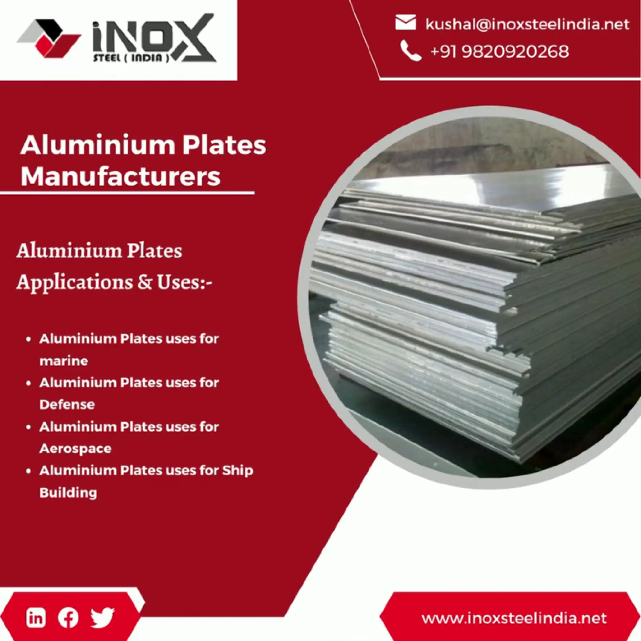 Excellent Grade Aluminium Sheet Manufacturers in India- Inox Steel ...