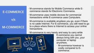 M commerce | PPTX
