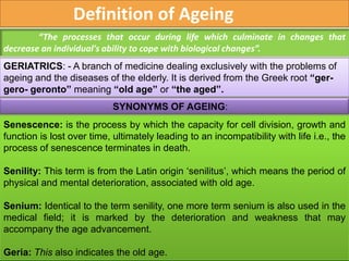 geriatric ppt. | PPTX