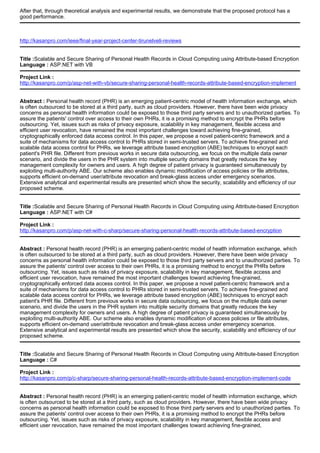 M.E Computer Science Cloud Computing Projects | PDF
