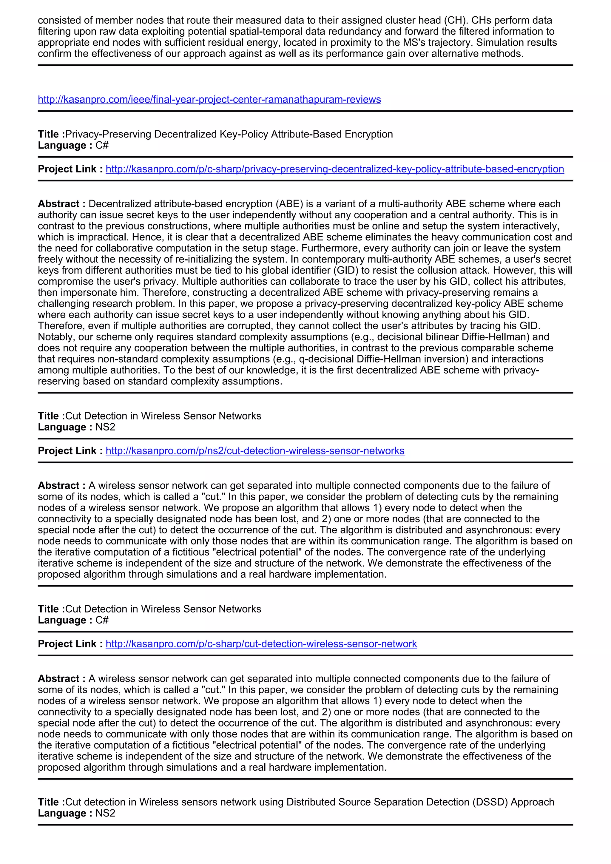 M.E Computer Science Parallel and Distributed System Projects | PDF