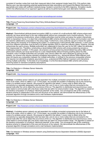 M.E Computer Science Parallel and Distributed System Projects | PDF
