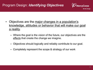 design monitoring and evaluation in humanitarian interventions across ...