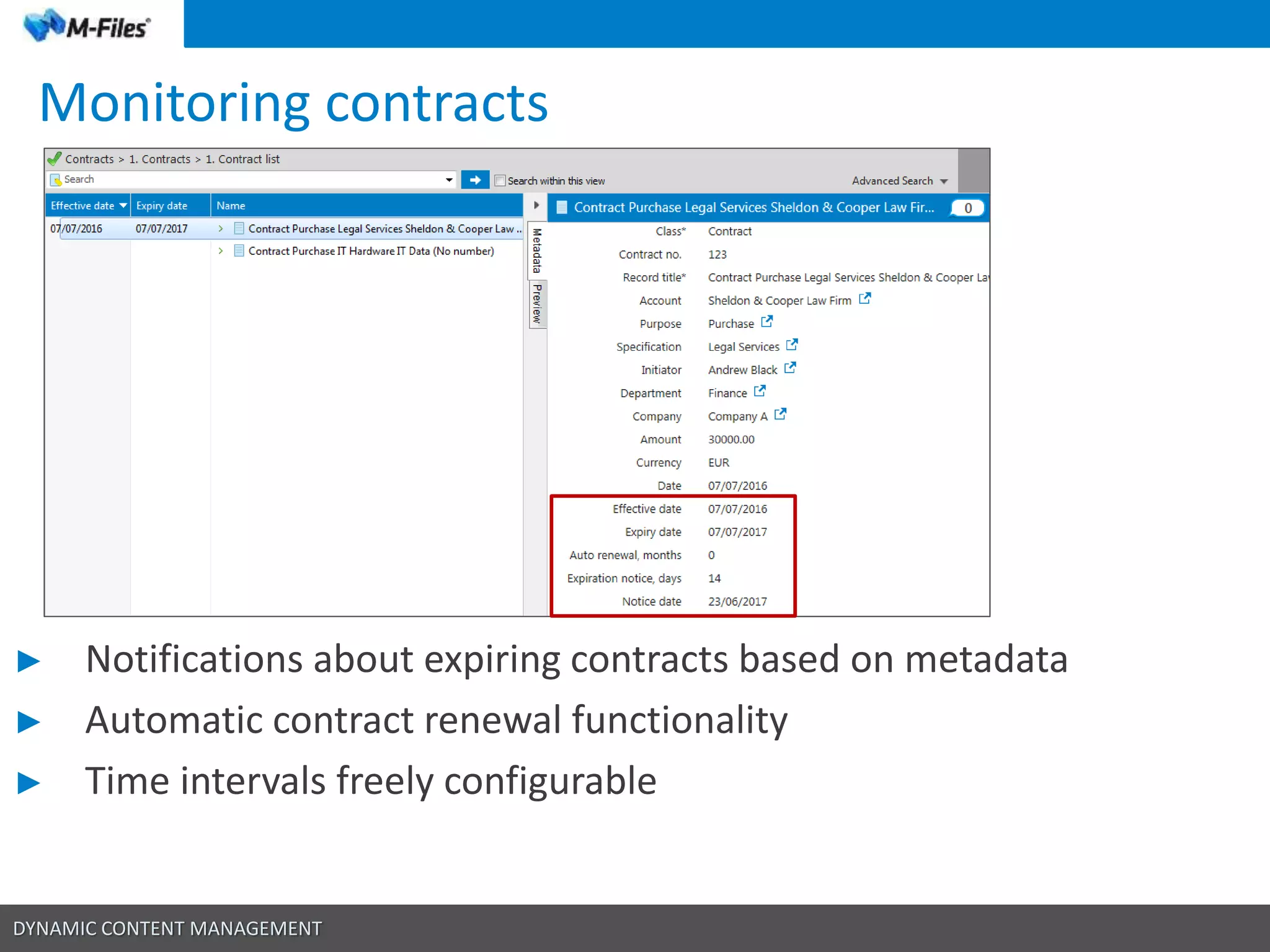 Streamlining Contract Management with M-Files | PPTX