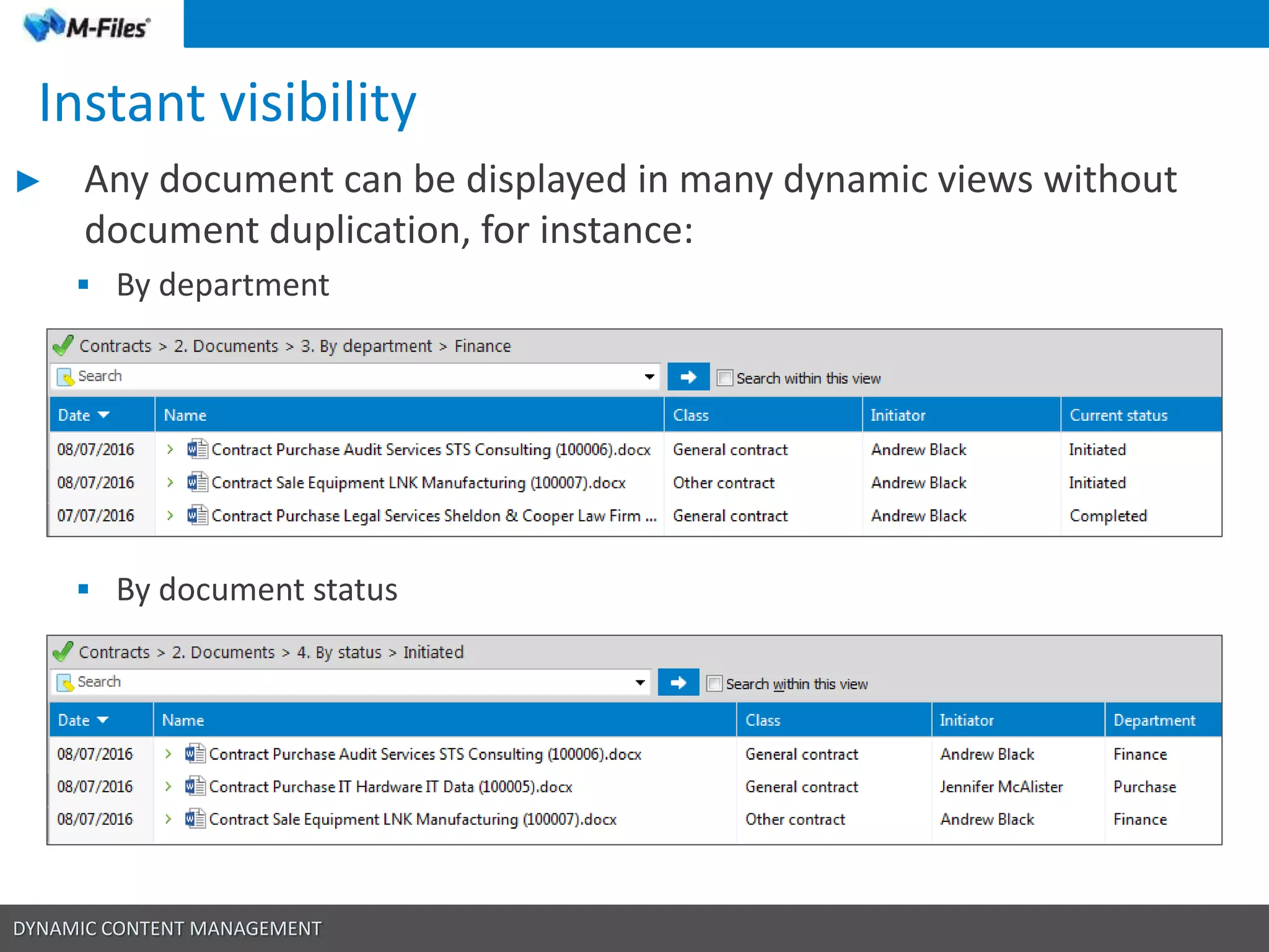 Streamlining Contract Management with M-Files | PPTX