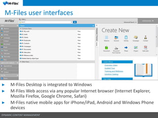 Driving Greater CRM Productivity with M-Files Solution for Professional ...