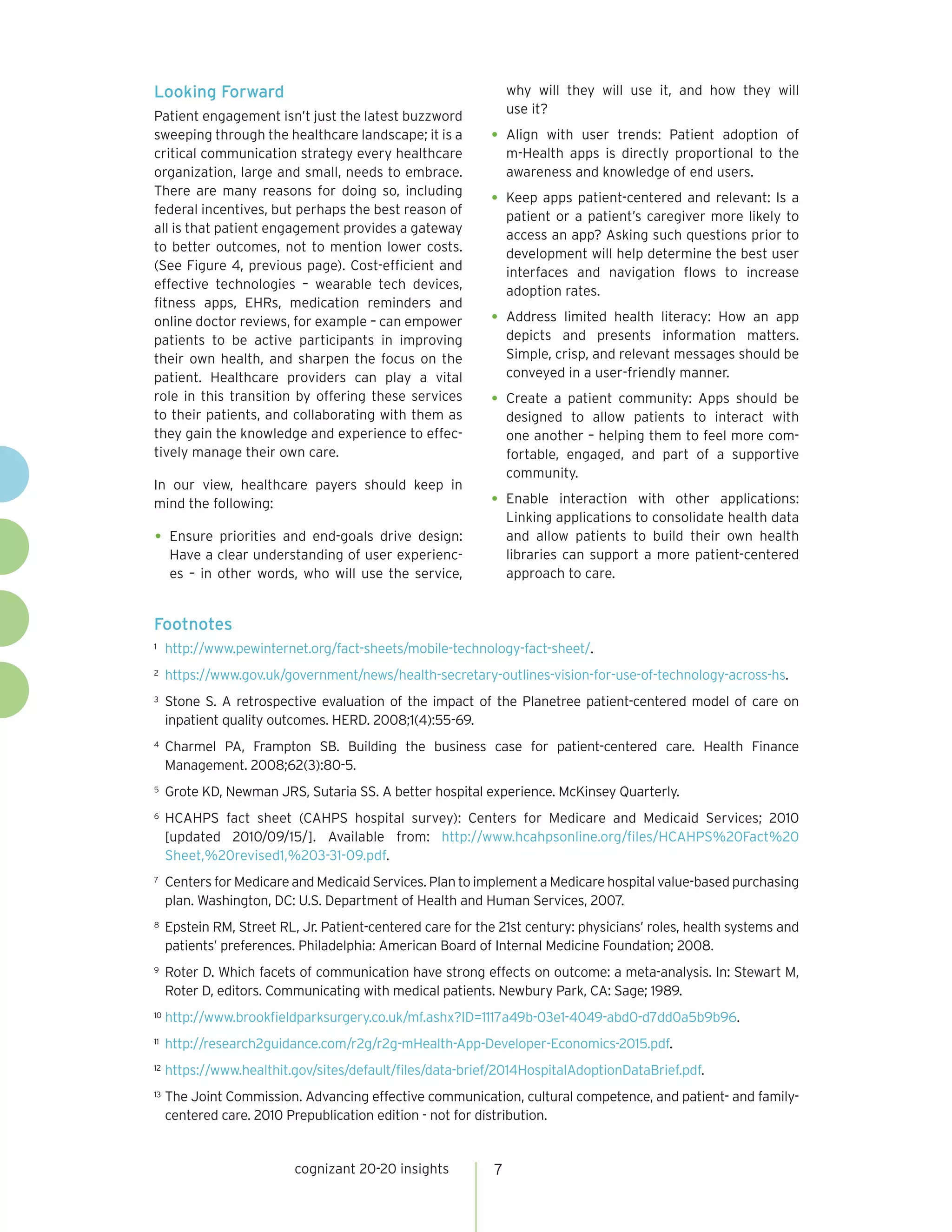 m-Health: Engaging Patients at Every Touchpoint | PDF