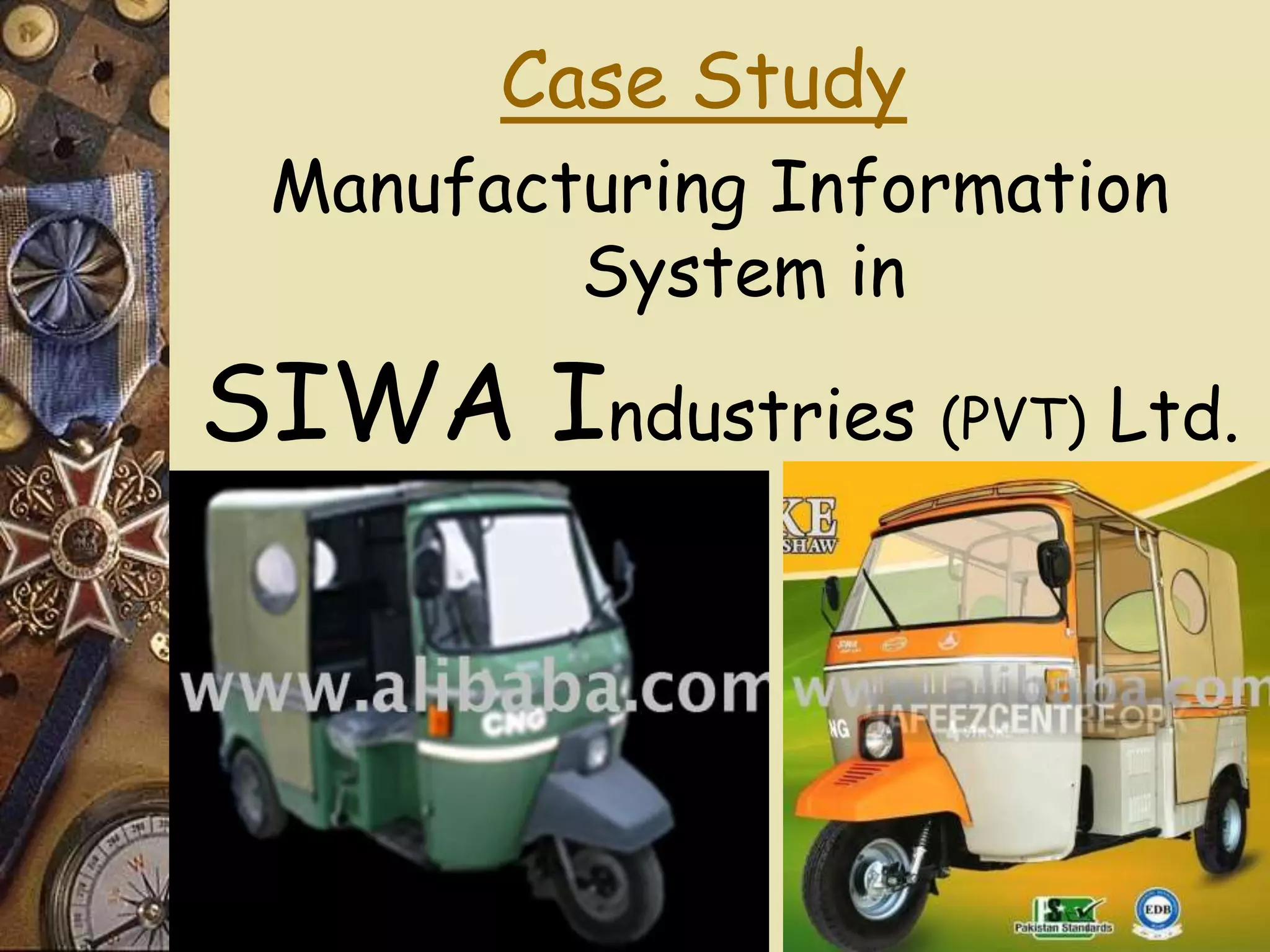 Management Information System: Manufacturing Information System | PPT