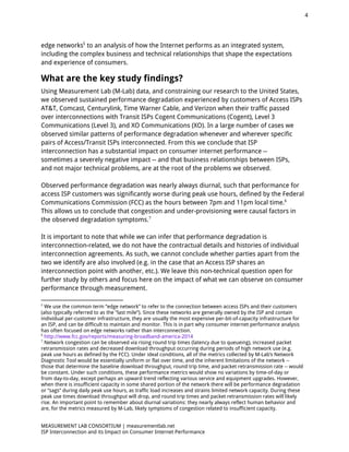 M-Lab Study of ISP Interconnection | PDF | Internet Service Providers ...