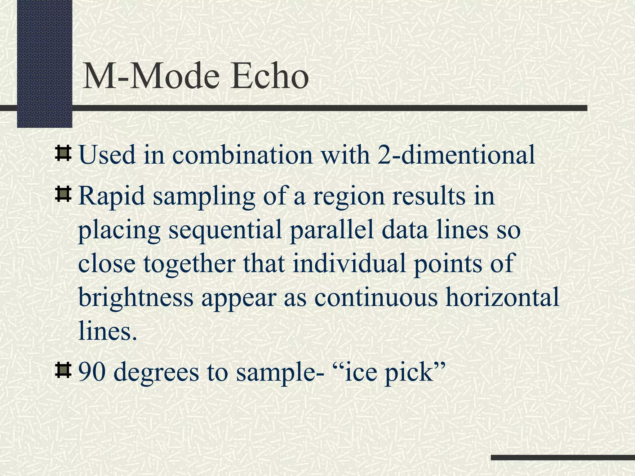 M mode echocardiography | PPT